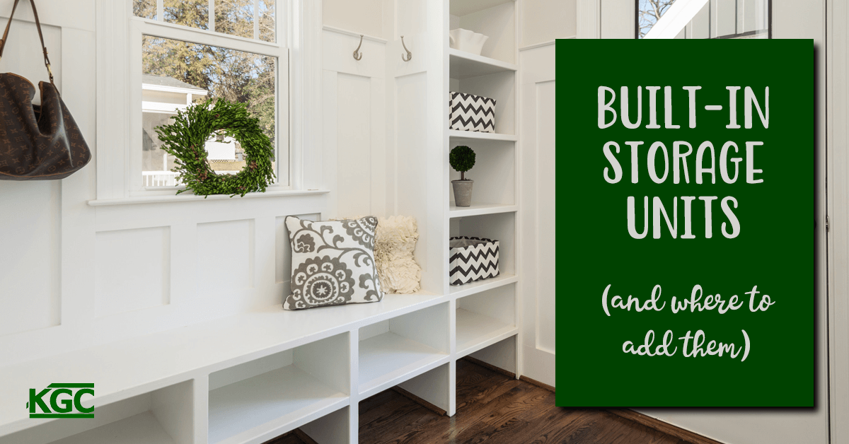 A Home for Everything: Built-In Storage Units (and Where to Add Them!)